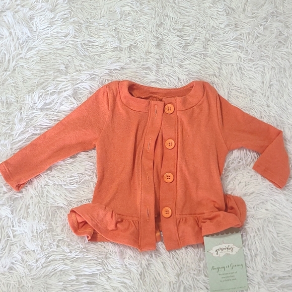 Persnickety | Shirts & Tops | Persnickety Baby Girl Fall Orange Cardigan Sweater Halloween ...